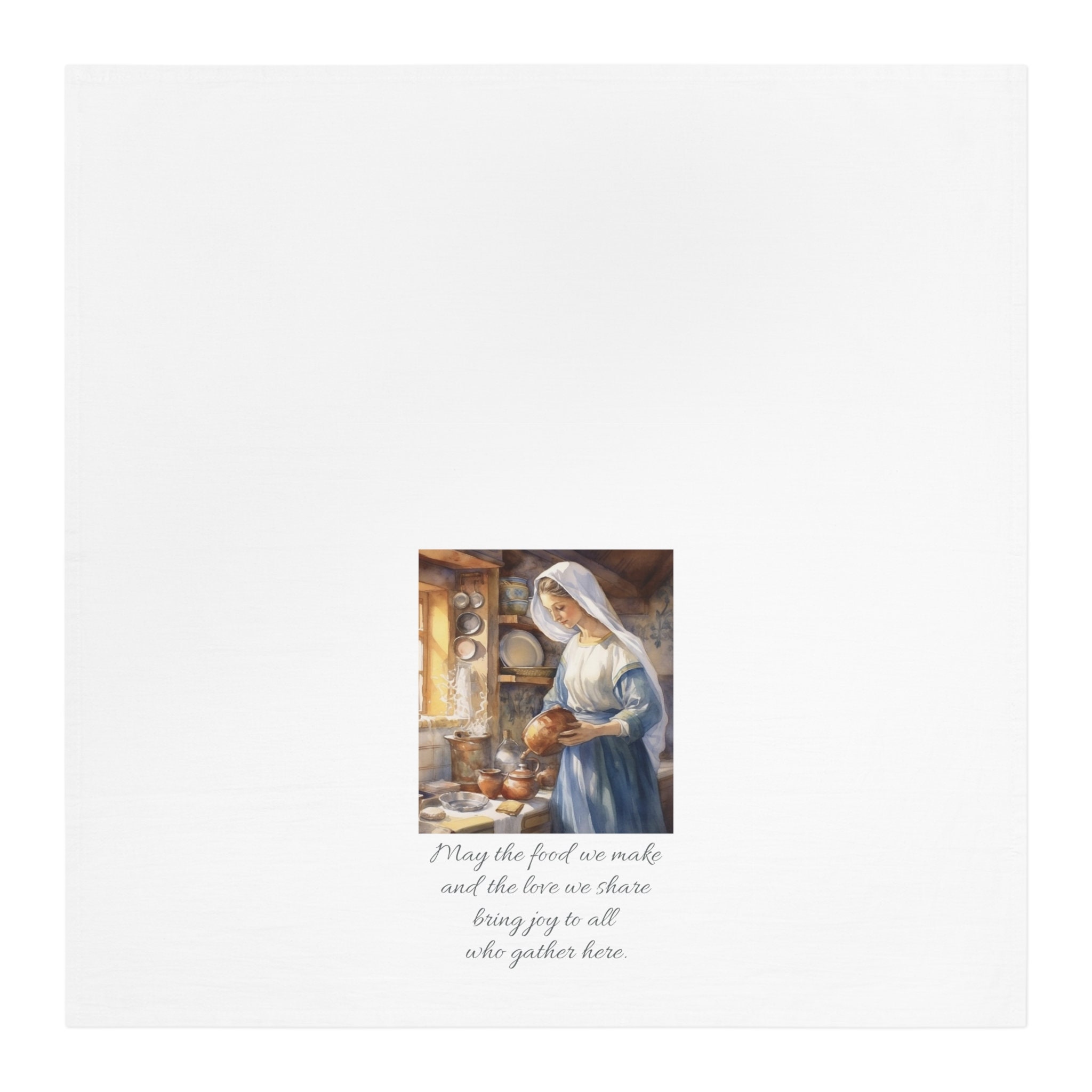 Catholic Tea Towel, Kitchen Madonna, Marian Gift, Catholic Gift Mom ...