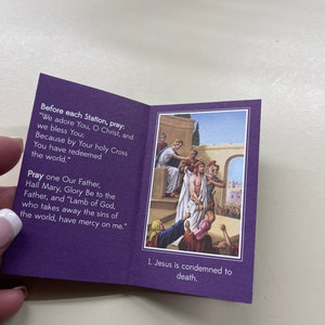 Stations of the Cross Small Pamphlet| Lenten Prayer | Stations of the ...