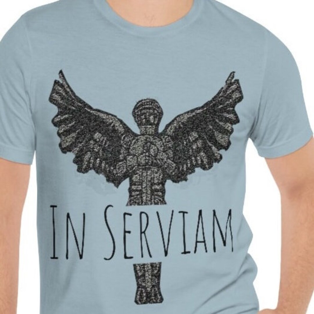 San Miguel En Serviam Camisa Religiosa Ropa Religiosa Camisa Católica ...