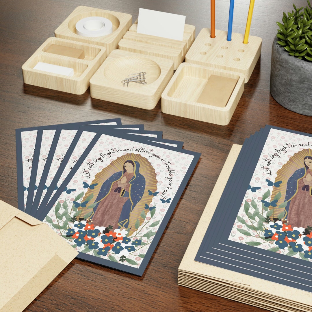Lady of Guadalupe Notecards Catholic Notecard Stationary - Etsy