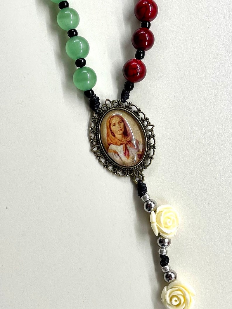 St Dymphna Chaplet Prayer Patron Saint of Anxiety Stress and - Etsy