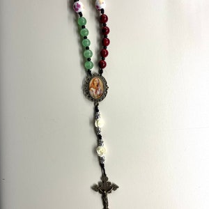 St Dymphna Chaplet Prayer Patron Saint of Anxiety Stress and - Etsy