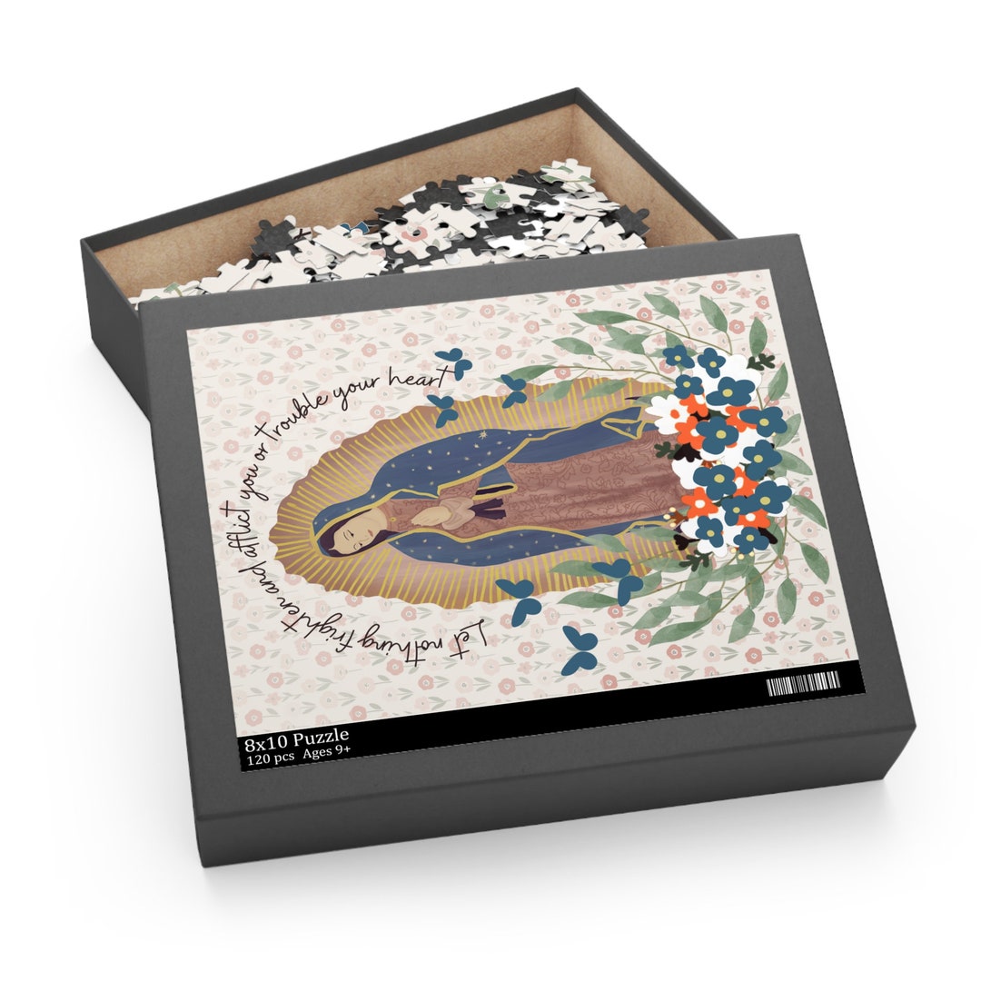 Lady of Guadalupe Gift, Catholic Puzzle (120, 252, 500-piece), Mary ...