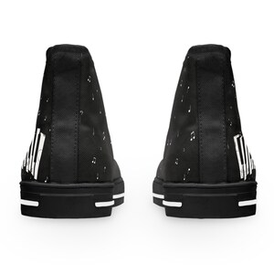 Music Lover High Top Sneakers, Shoes for Women, Music Teacher, Gift for ...
