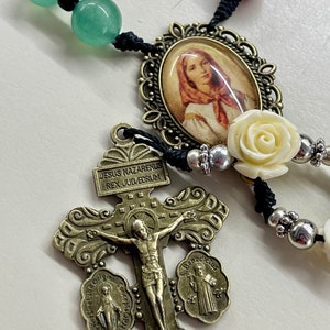 St Dymphna Chaplet Prayer Patron Saint of Anxiety, Stress, and Mental Disorder Rosary With ...