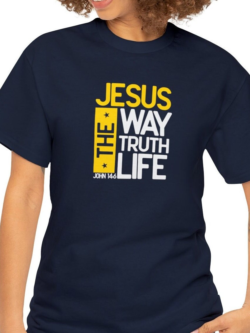 Jesus Shirt, Christian Shirt, Jesus the Way Shirt, Catholic Clothing ...
