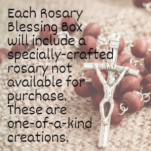 Rosary Blessing Box | Monthly Rosary Subscription | Catholic Subscription Box, Catholic Gift for ...