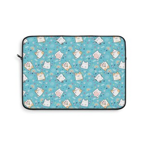 Blue Cat Laptop Sleeve | 3 Size Options | Cat Computer Case | Cat Lover ...