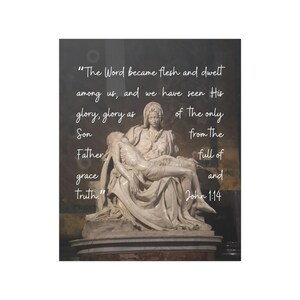 Printed Religious Art | La Pieta Print|mary & Jesus|italy Photography ...