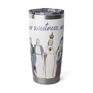 Marian Tumbler Catholic Gift Mary Tumbler Marian Cup Mary Gift ...