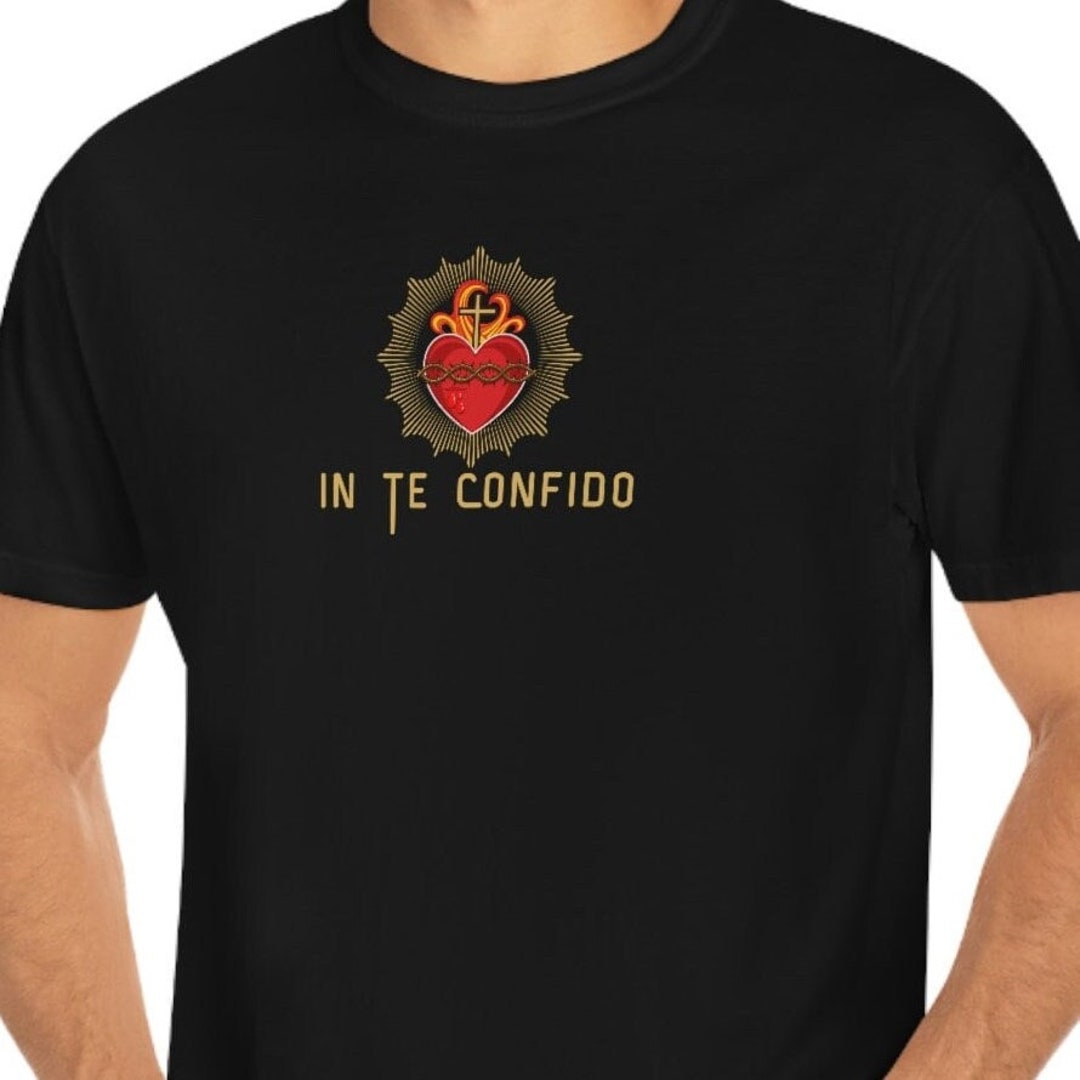 Catholic Gift for Dad, Sacred Heart Jesus, Catholic T-shirt, Catholic ...