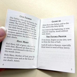 The Rosary Book Pocket Catholic Prayer Book - Etsy