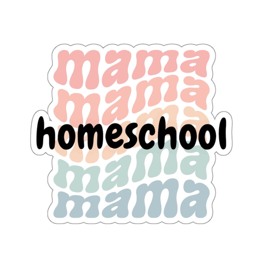 Homeschool Mama Sticker, Catholic Teacher, Rainbow Sticker, Christian ...