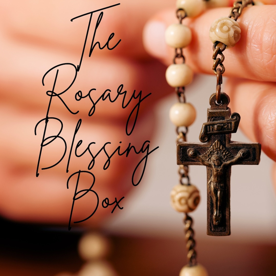 Rosary Blessing Box | Monthly Rosary Subscription | Catholic Subscription Box, Catholic Gift for ...