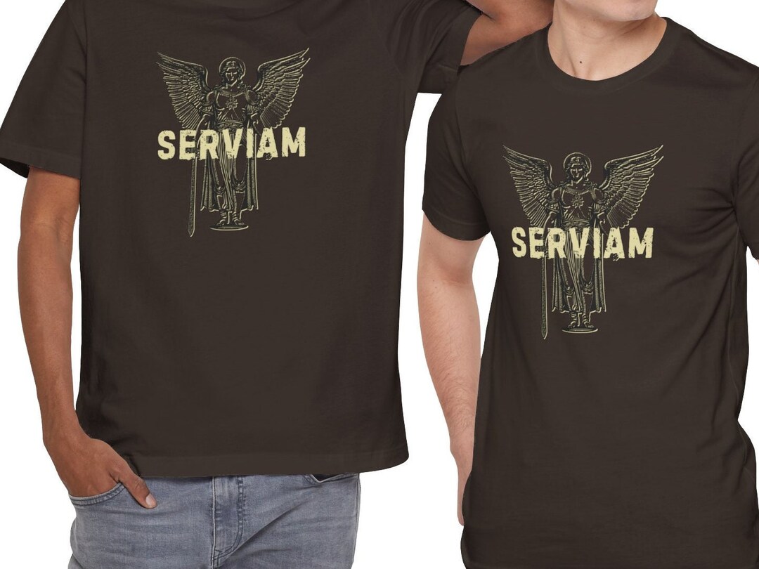St. Michael Shirt, Serviam, Catholic Saint Shirt, Catholic Apparel ...