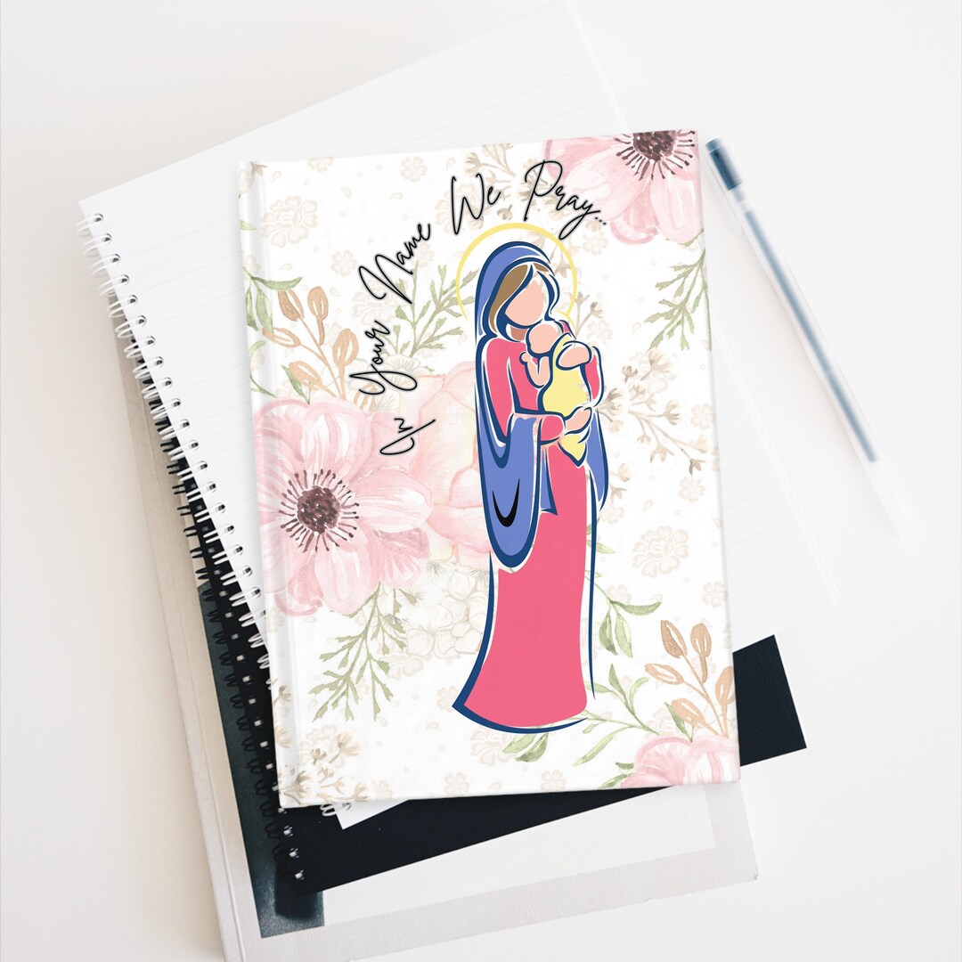 Mary and Jesus Catholic Journal, Prayer Journal, Catholic Gift ...
