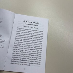 St Gerard Majella Chaplet Pregnancy Novena Expectant Mother Prayer ...