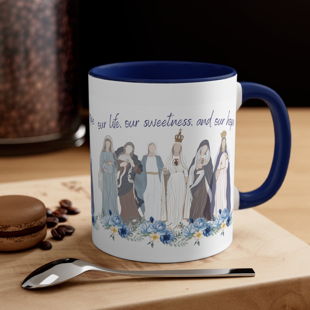 Catholic Gift for Mom, Mary Mug, Marian Cup, Catholic Mom Gift ...