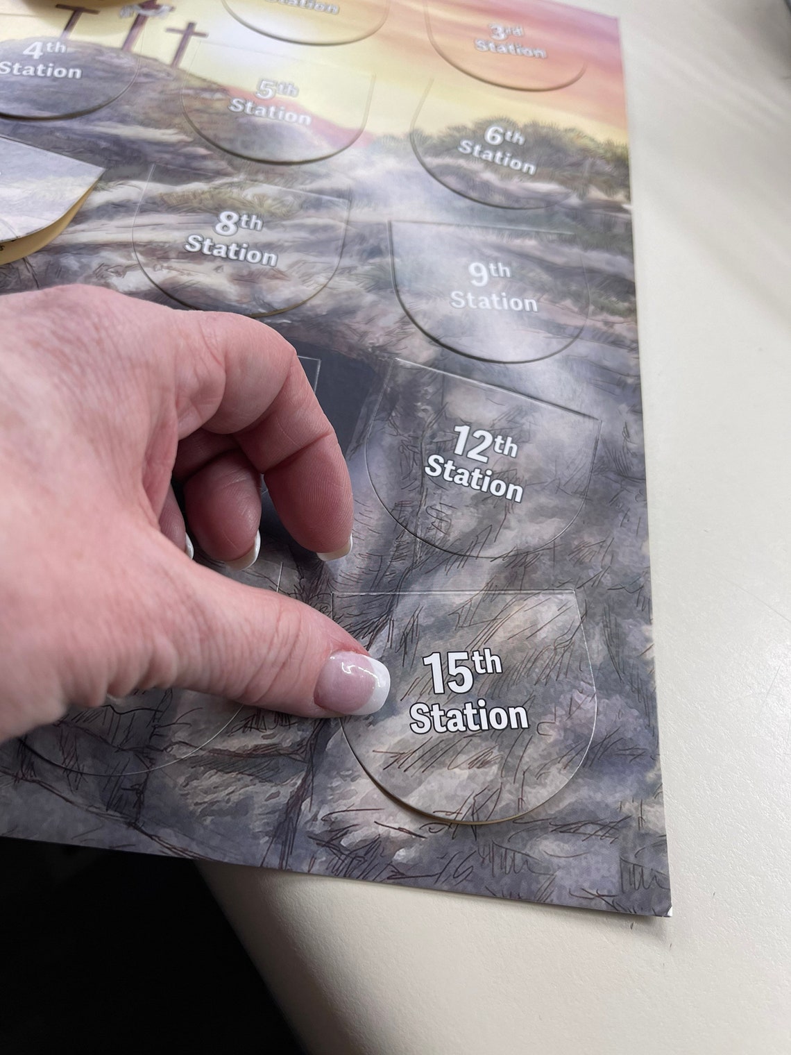 Stations of the Cross Pop-up Card Lenten Prayer Stations - Etsy