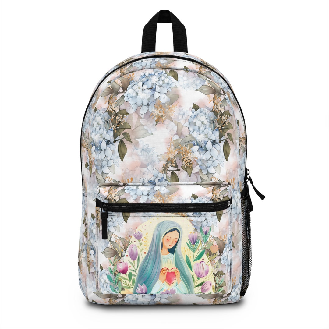 Catholic Teacher Gift Marian Backpack, Catholic Teen Catholic Mom ...