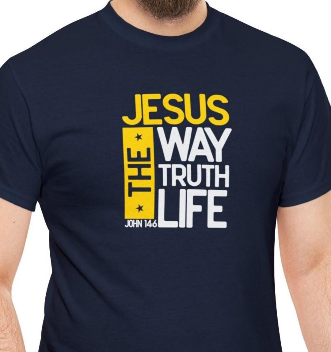 Jesus Shirt, Christian Shirt, Jesus the Way Shirt, Catholic Clothing ...