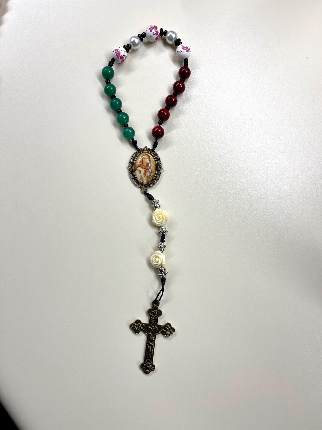 St Dymphna Chaplet Prayer Patron Saint of Anxiety, Stress, and Mental Disorder Rosary With ...