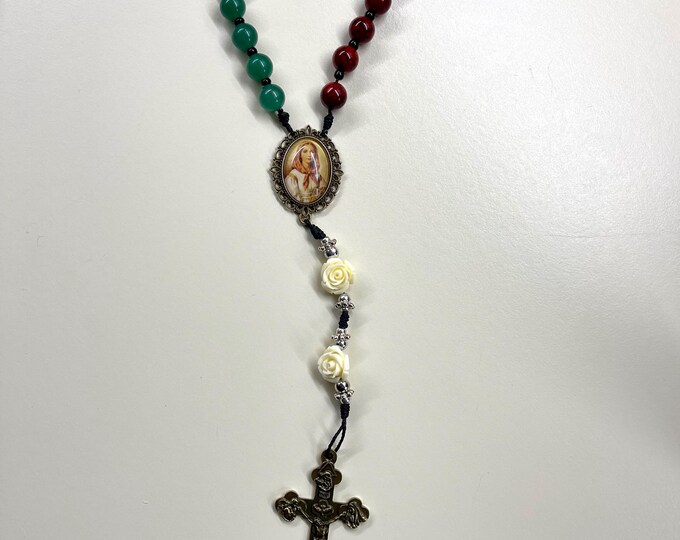 St Dymphna Chaplet Prayer Patron Saint of Anxiety, Stress, and Mental Disorder Rosary With ...