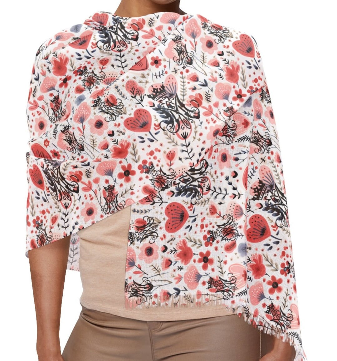 Catholic Scarf for Women, Marian Scarf, Catholic Gift, Catholic Mom ...