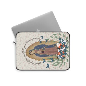 Lady of Guadalupe, Catholic Gift for Her, Mary Laptop Sleeve, 3 Sizes ...