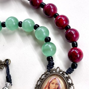 St Dymphna Chaplet Prayer Patron Saint of Anxiety, Stress, and Mental Disorder Rosary With ...