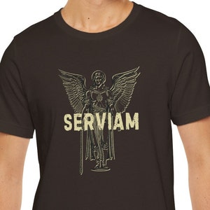 St. Michael Shirt, Serviam, Catholic Saint Shirt, Catholic Apparel ...