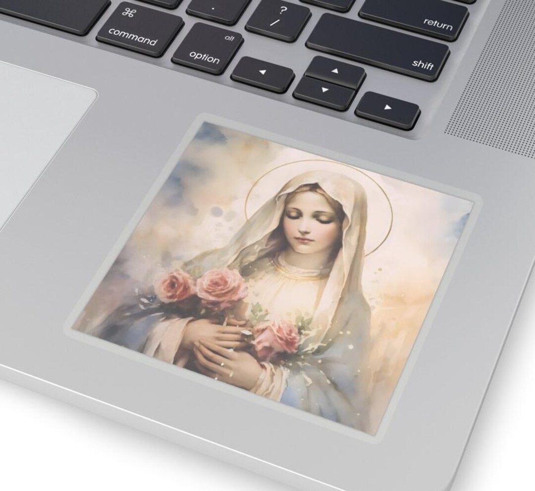 Mary Sticker, Catholic Sticker, Catholic Gift, Catholic Sticker, Catholic School Sticker ...
