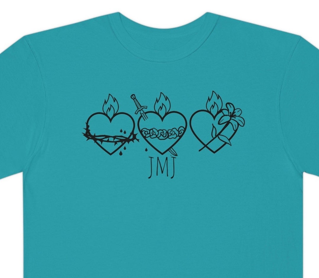 Catholic T-shirt, Catholic Mom, Priest Gift, Sacred Heart of Jesus ...