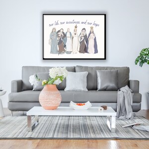 Printed Catholic Art | Blessed Virgin Mary Print | Catholic Decor | 3 ...
