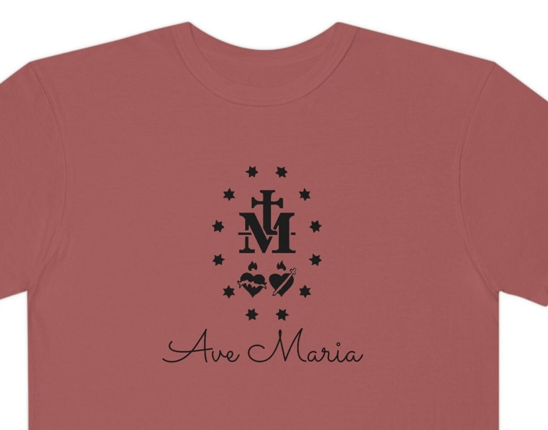 Catholic T-shirt, Miraculous Medal, Catholic Mom Gift, Catholic Gift ...