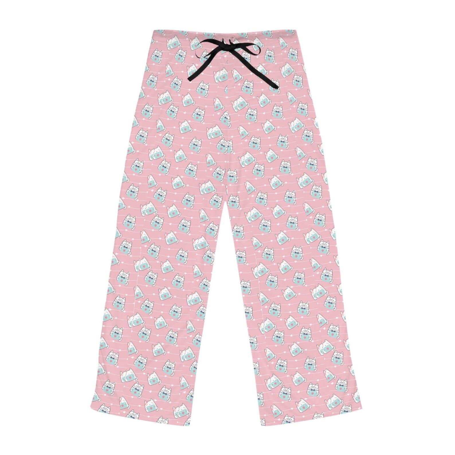 Pink Cat Pajamas Cat Clothing Kitty Pajamas Cat Lover Cat - Etsy