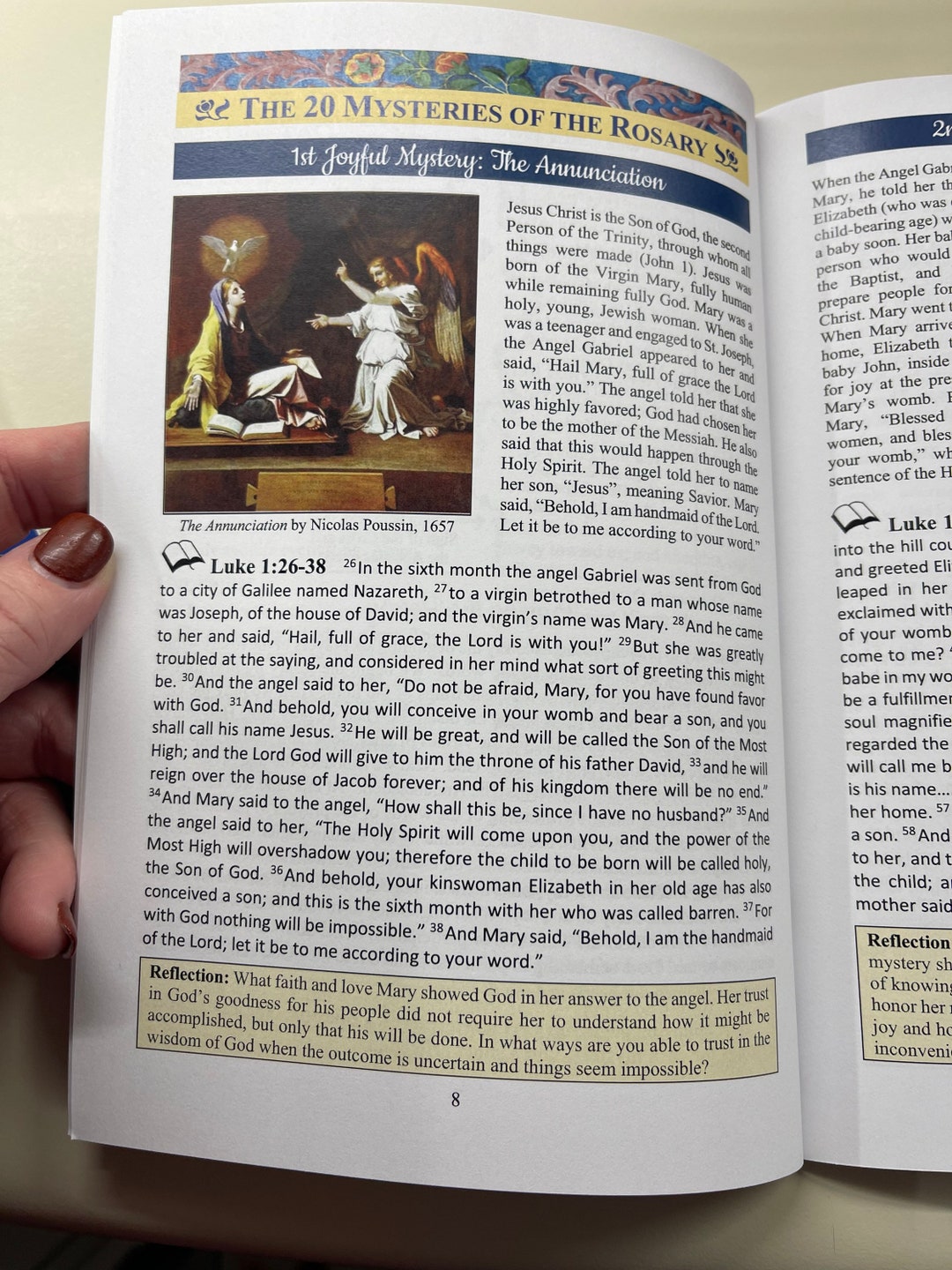 Pray the Rosary Book With Full Color Pictures and Meditations for ...