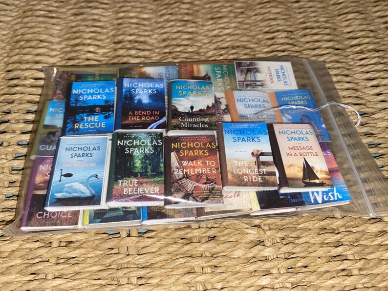 Custom TBR Mini Book Collection - Mini Books for Mini Bookshelves ...