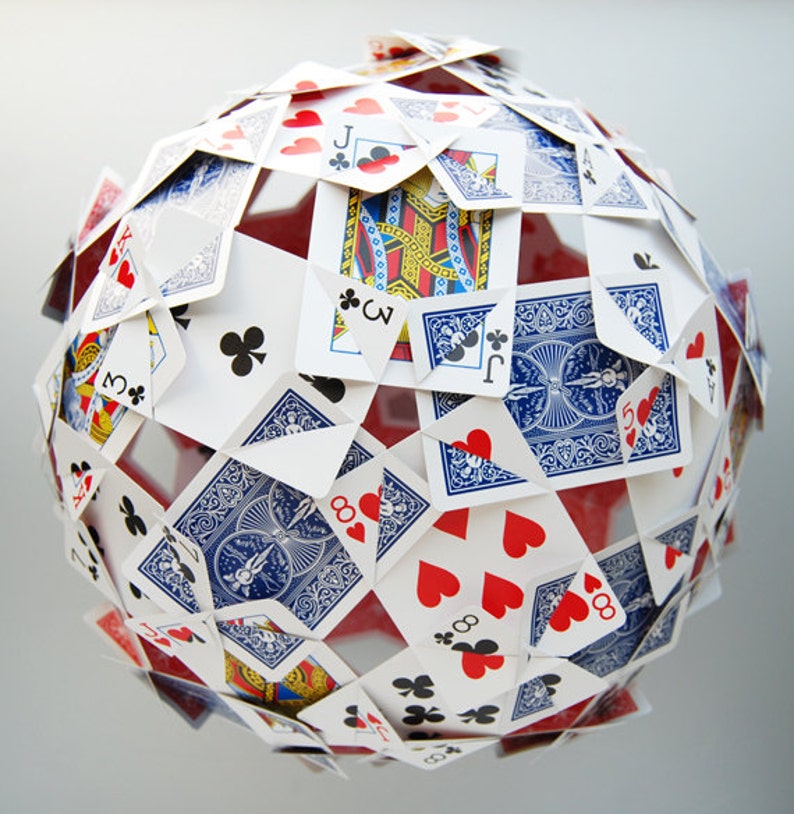 Playing Cards Polyhedron - Etsy