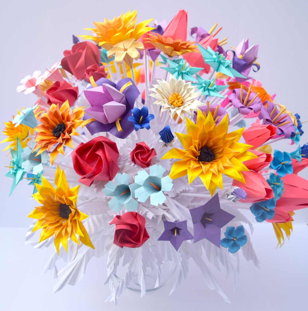 Hand Made Multicolor Multi-bloom Centerpiece for Weddings, Engagements ...