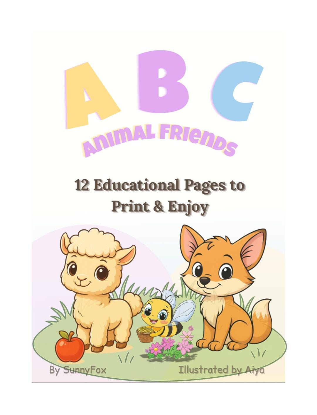 ABC Animal Friends – Printable Alphabet Activity Book for Kids ...