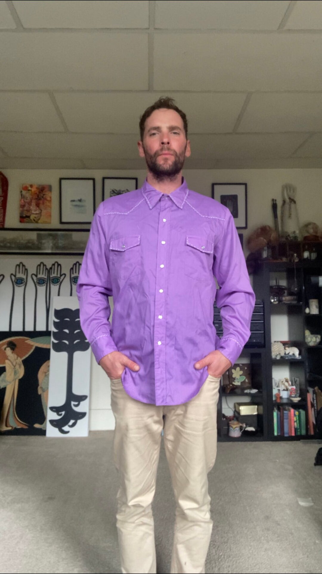 Vintage Pearl Snap Shirt - Etsy