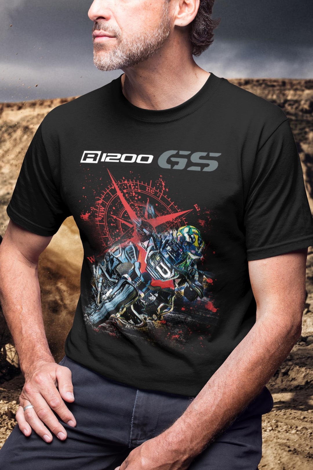BMW R 1200 GS T Shirt the Perfect Biker Gift for Adventure Rider Fan ...