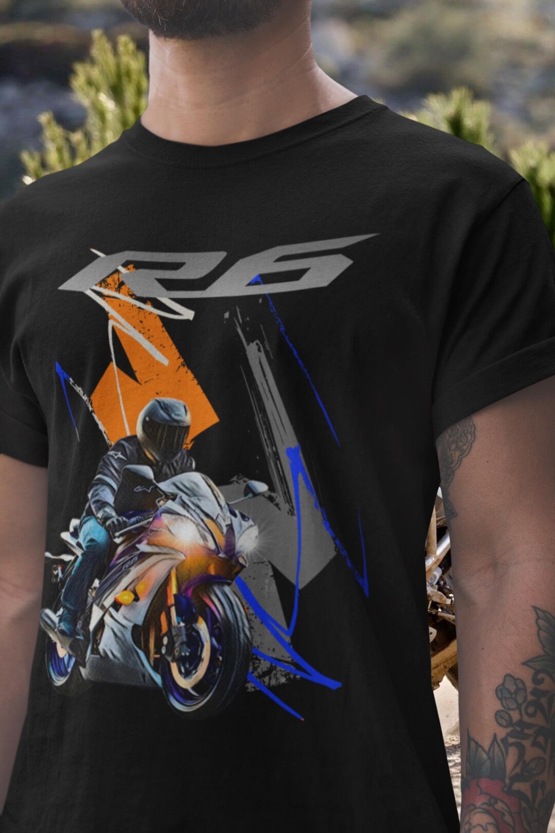 Yamaha R6 T Shirt for the Aspiring Champion Rider Motorcycle Tee ...