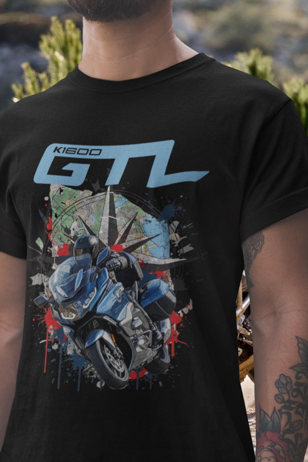 BMW K 1600 GTL T Shirt, the Ultimate Luxury Tourer Tee, Motorcycle Gift ...