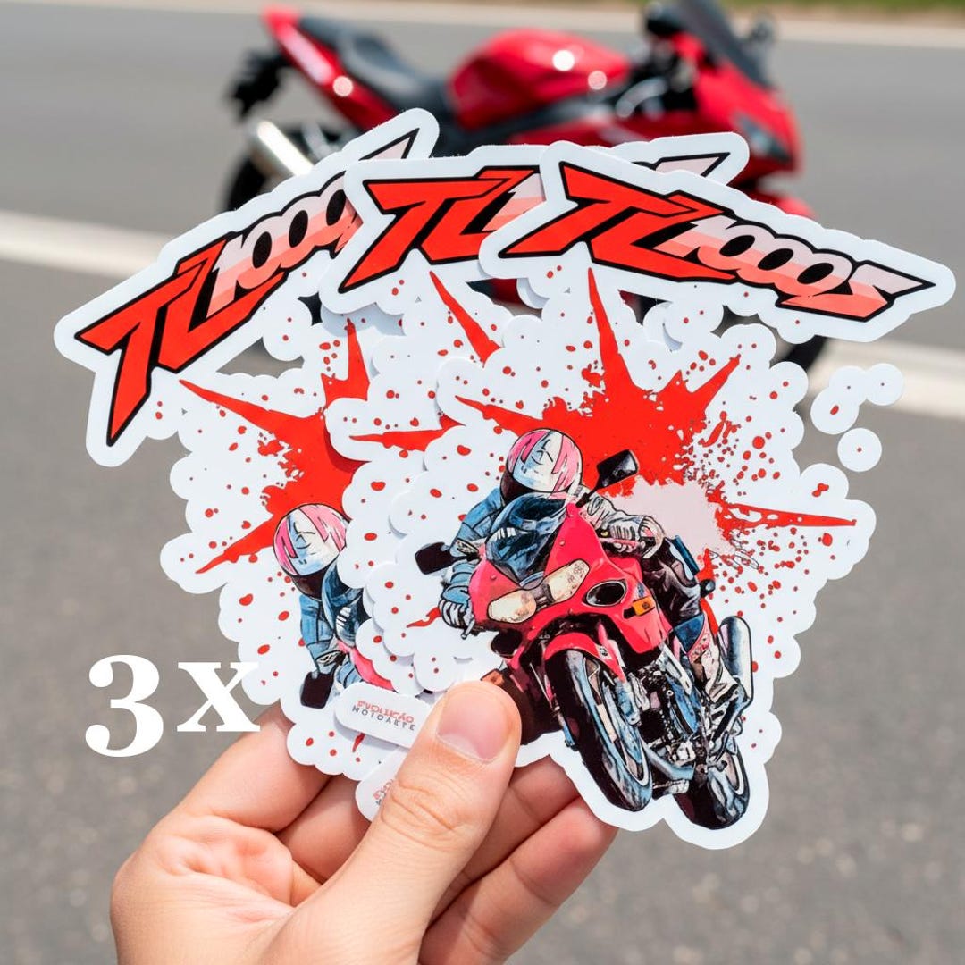 TL1000S Sticker 3-pack, the Widowmaker Decal for Biker, V-twin ...