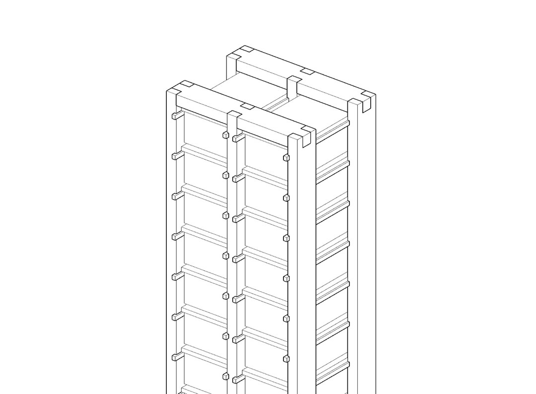 Modern Modular Storage Tower – DIY Woodworking Plans (digital Download ...