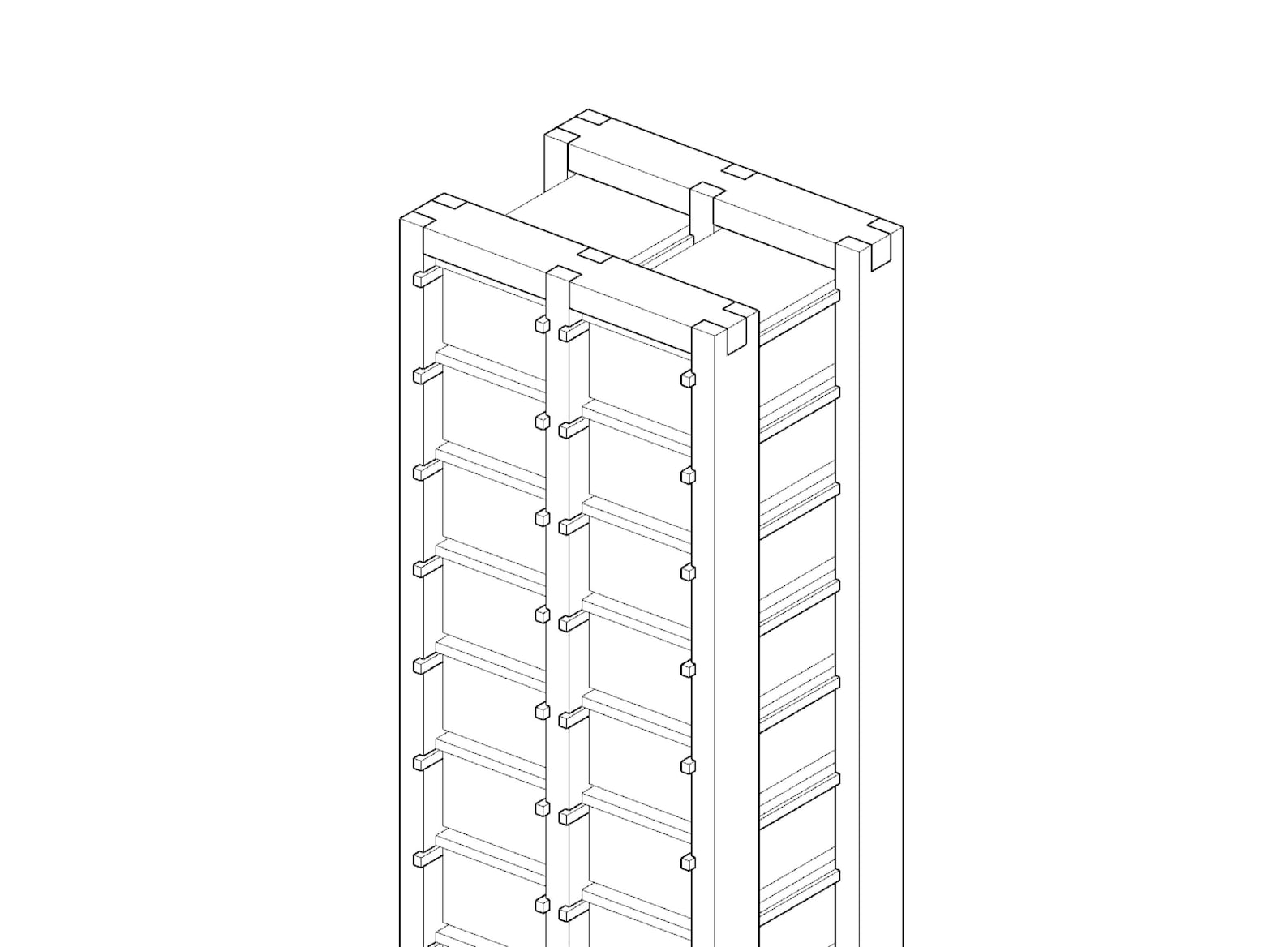 Modern Modular Storage Tower – DIY Woodworking Plans (digital Download ...