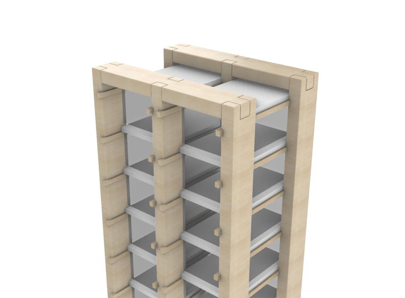 Modern Modular Storage Tower – DIY Woodworking Plans (digital Download ...