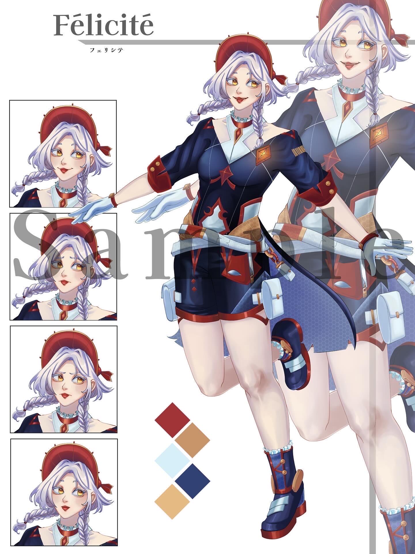 Custom RPG Character Art Sprites | Visual Novel Character Art - Etsy